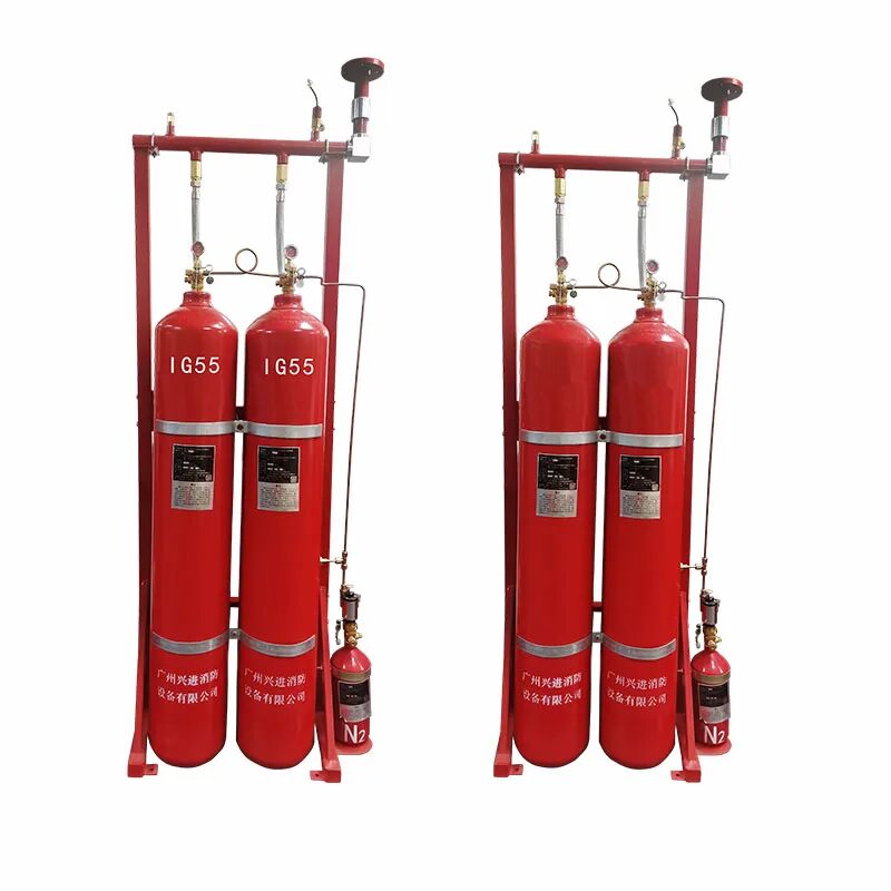 Asegurar la protección contra incendios con el sistema de extinción de incendios de gases ...